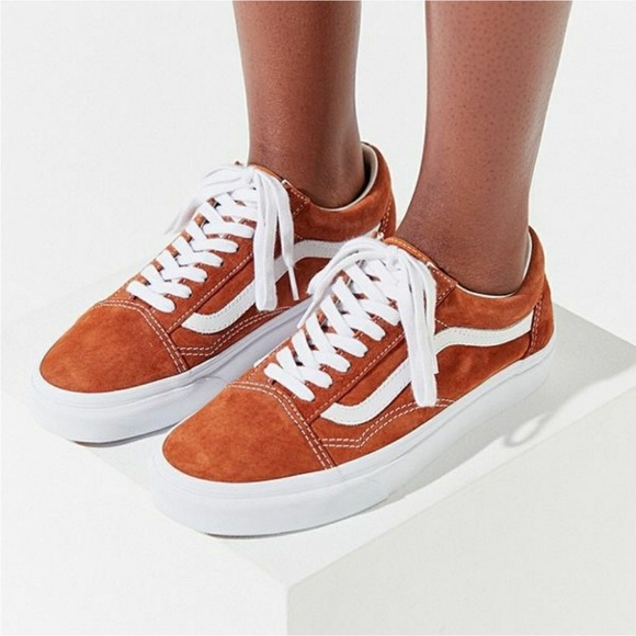 Vans | Shoes | Vans Old Skool Suede Sneaker In Rust Pumpkin Spice ...